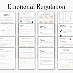 Dialectical Behavioral Therapy Worksheet Bundle, DBT Worksheets ...