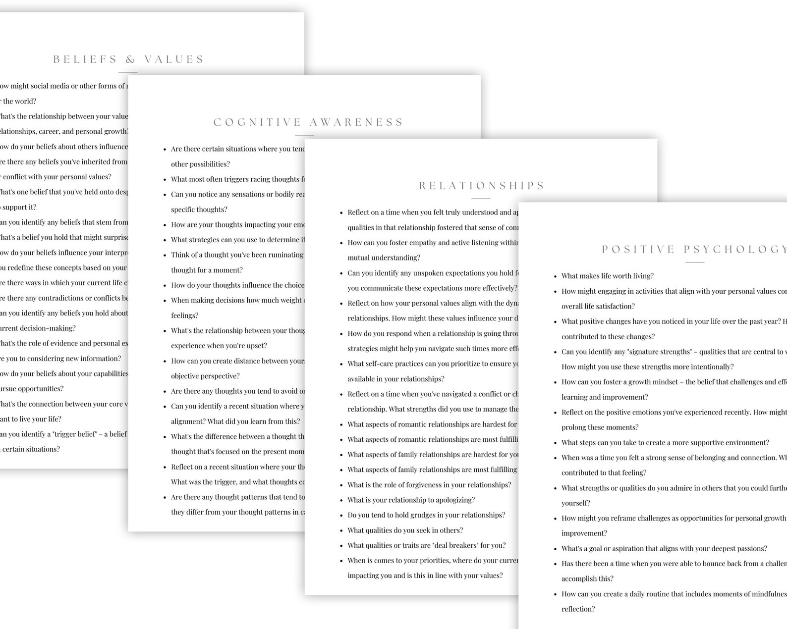 Therapy Questions, Self Awareness, Journal, Self Reflection, Shadow ...