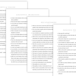 Therapy Questions, Self Awareness, Journal, Self Reflection, Shadow ...