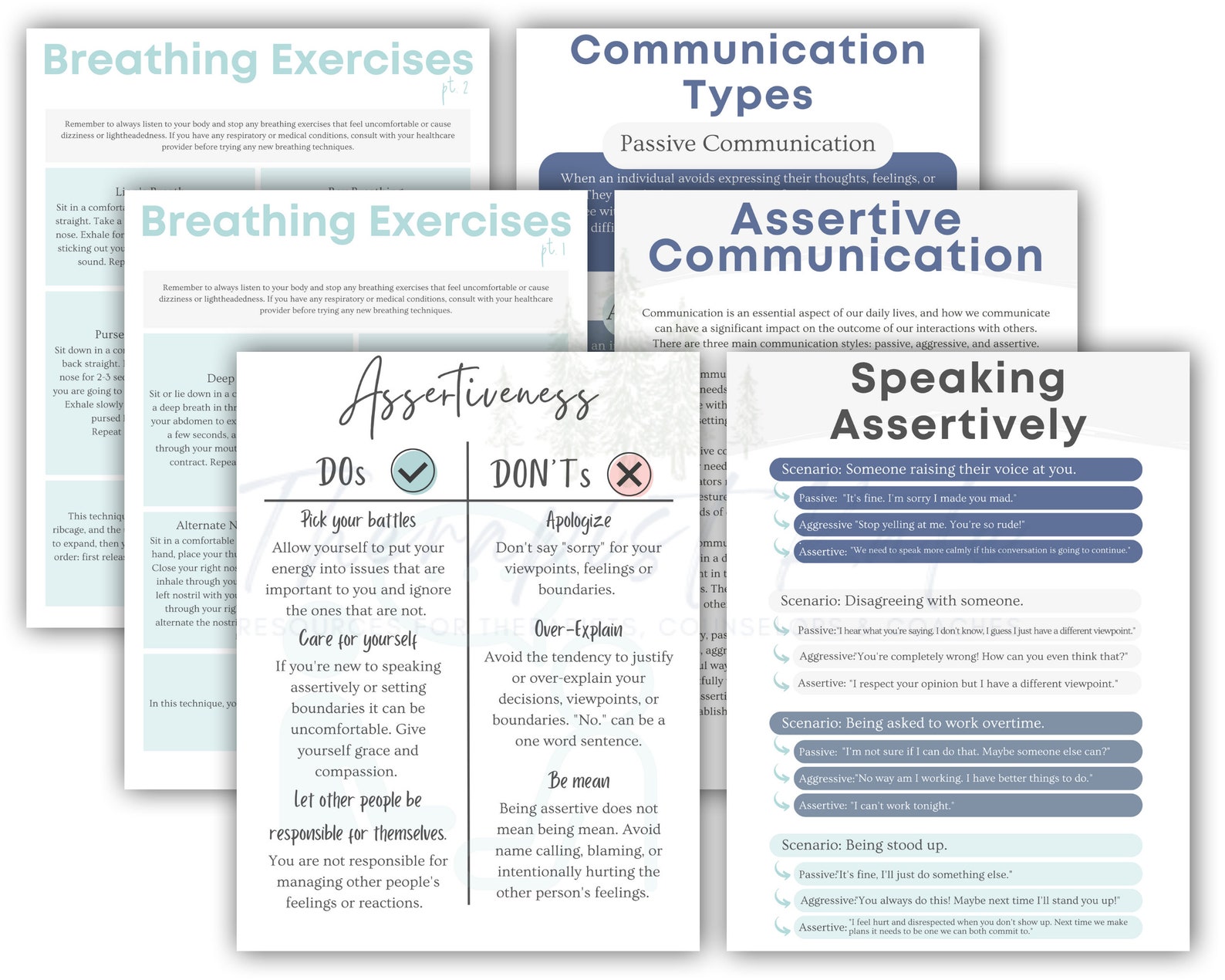 Anger Management Therapy Worksheets for Counselors, Social Workers ...