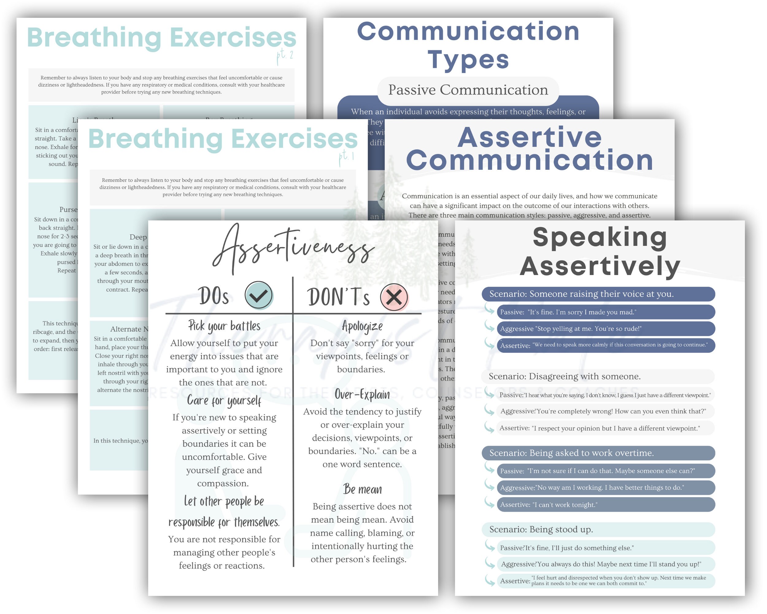 Anger Management Therapy Worksheets for Counselors, Social Workers ...