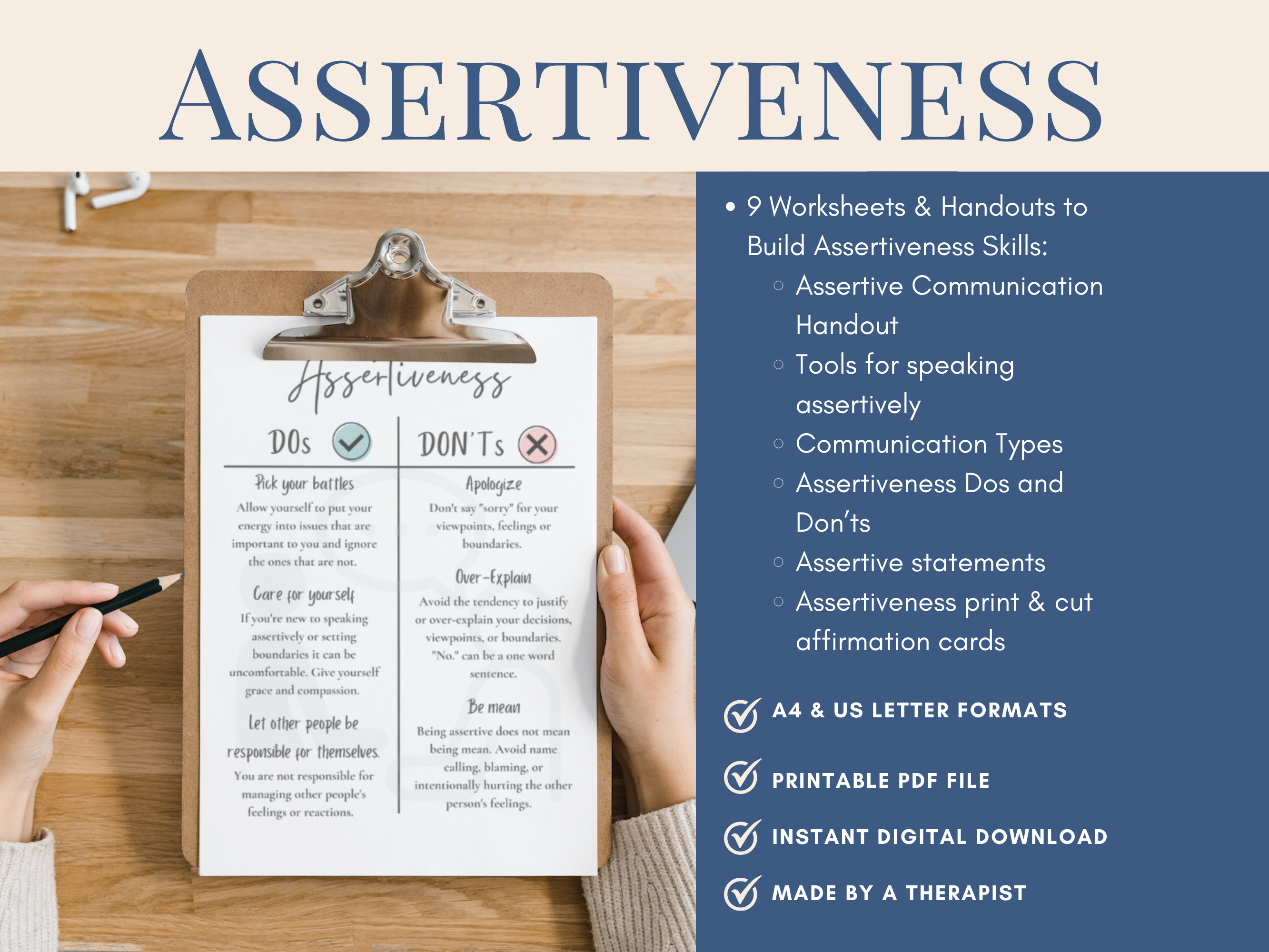 Assertiveness Therapy Worksheets, Shadow Work, Social Workers, Psychologists, School Counselors ...