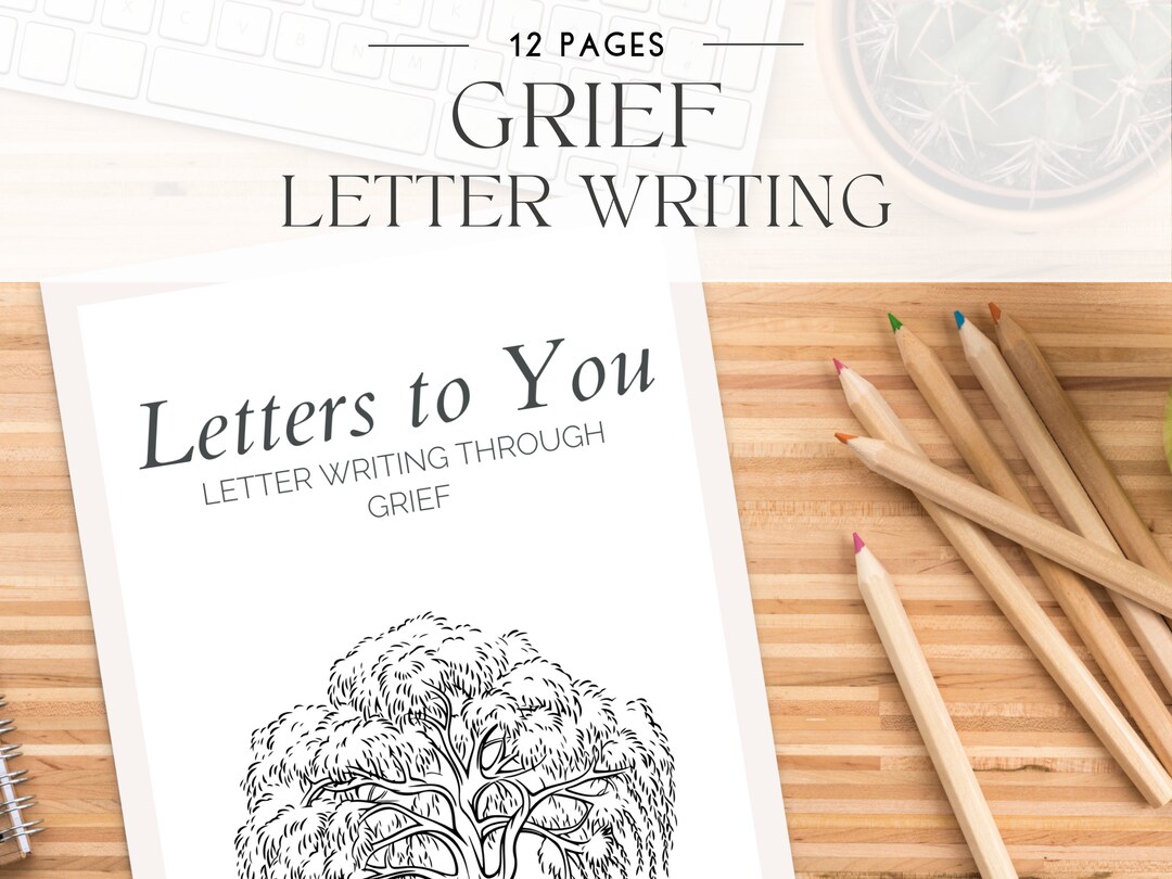 Grief Letter Writing Prompts: Grief Counseling Worksheets (digital ...
