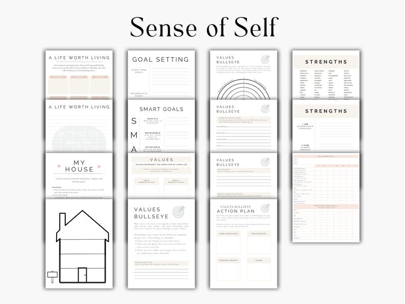 Dialectical Behavioral Therapy Worksheet Bundle, DBT Worksheets ...