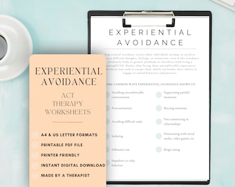 Acceptance Worksheets, ACT Worksheets, Acceptance and Commitment Therapy, Circle of Control ...