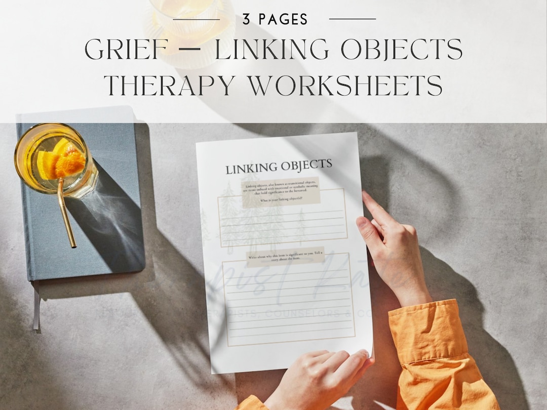 Grief Counseling Worksheets, Linking Objects, Grief Counseling ...