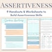 Assertiveness Therapy Worksheets, Boundary Worksheets, Shadow Work ...