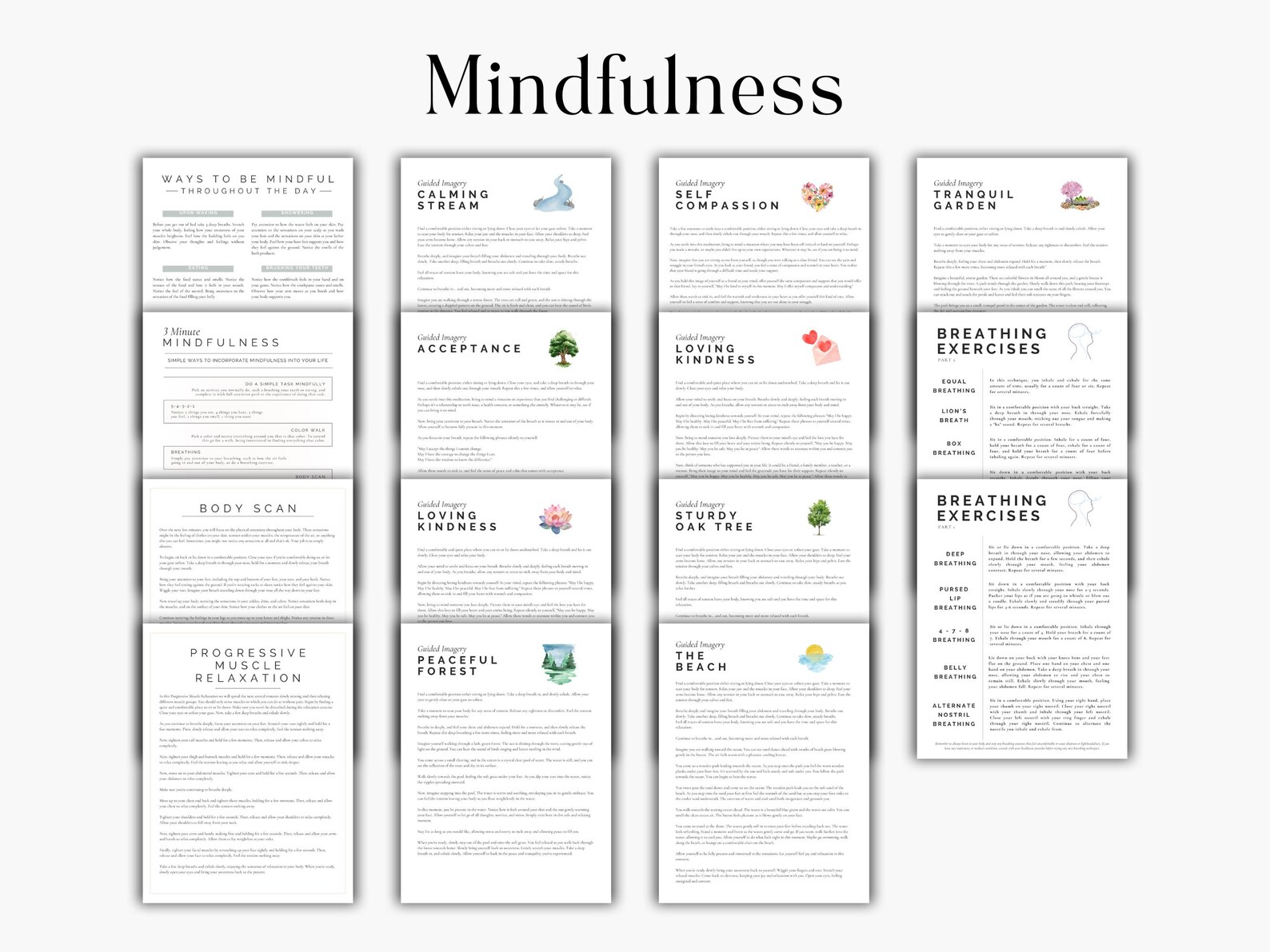 Dialectical Behavioral Therapy Worksheet Bundle, DBT Worksheets ...