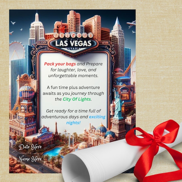 Personalized Vacation Announcement - Etsy