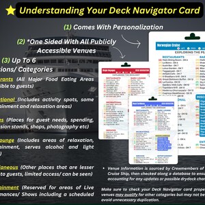 Princess Ship Cruise Deck Navigator Card Personalized Family/ Friends ...