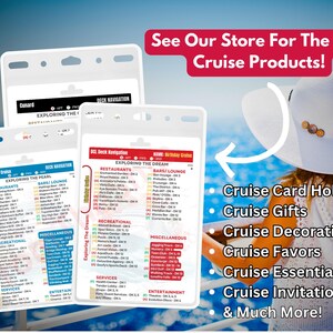 Family Cruise Norwegian Ship Deck Navigator Card NCL Personalized ...