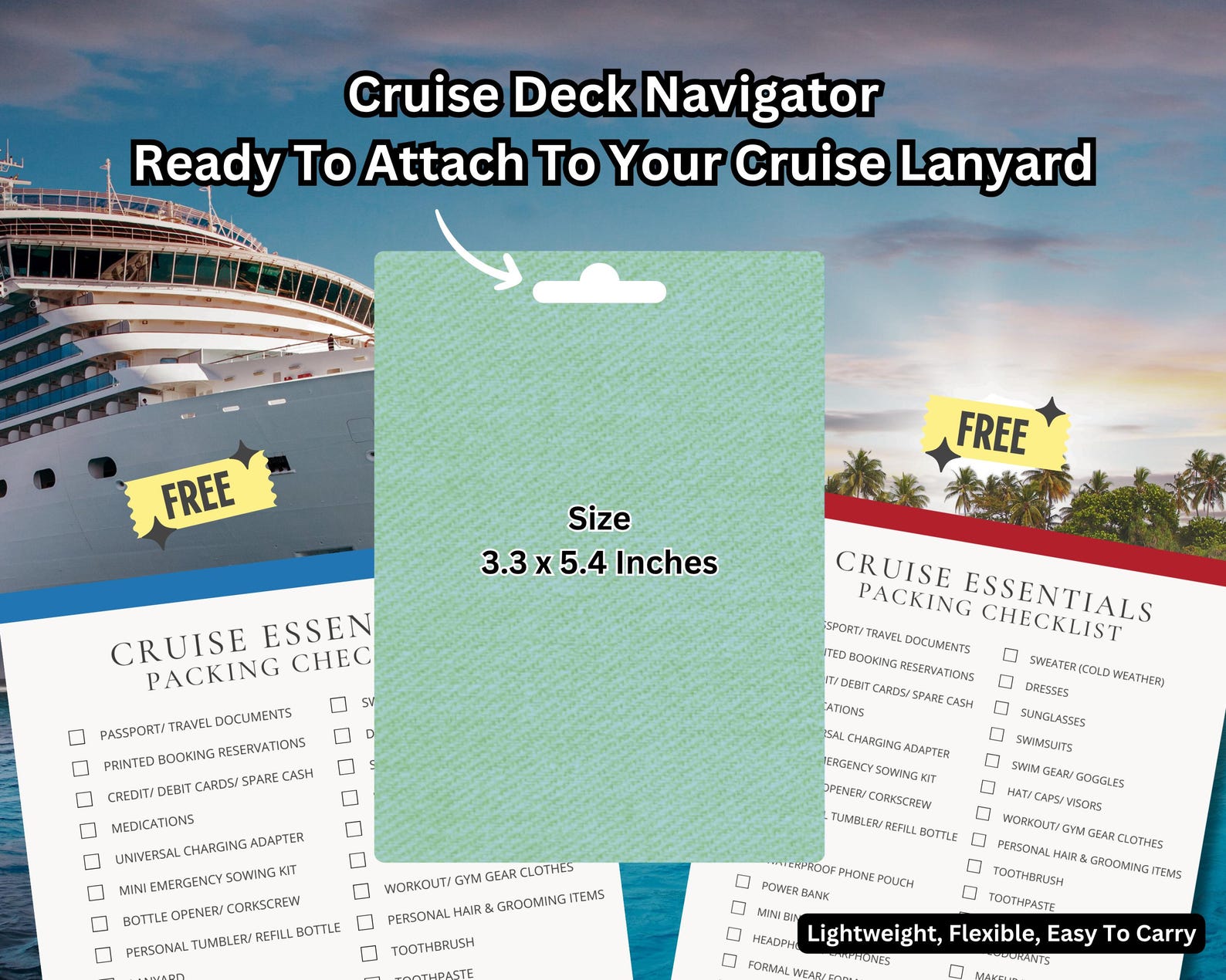 Princess Ship Cruise Deck Navigator Card Personalized Family/ Friends ...