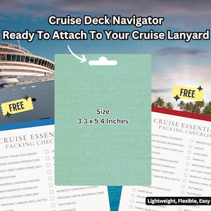 Princess Ship Cruise Deck Navigator Card Personalized Family/ Friends ...