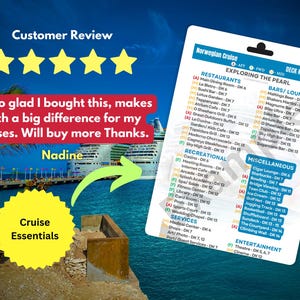 Family Cruise Norwegian Ship Deck Navigator Card NCL Personalized ...