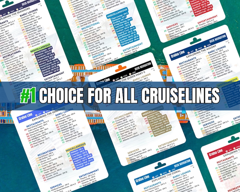 MSC Ship Cruise Deck Navigator Card Personalized Family/ Friends Gift ...