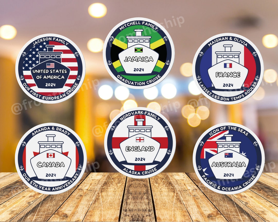 Cruise Flags Cruise Door Magnets Country Flag Cruise Door Decorations ...
