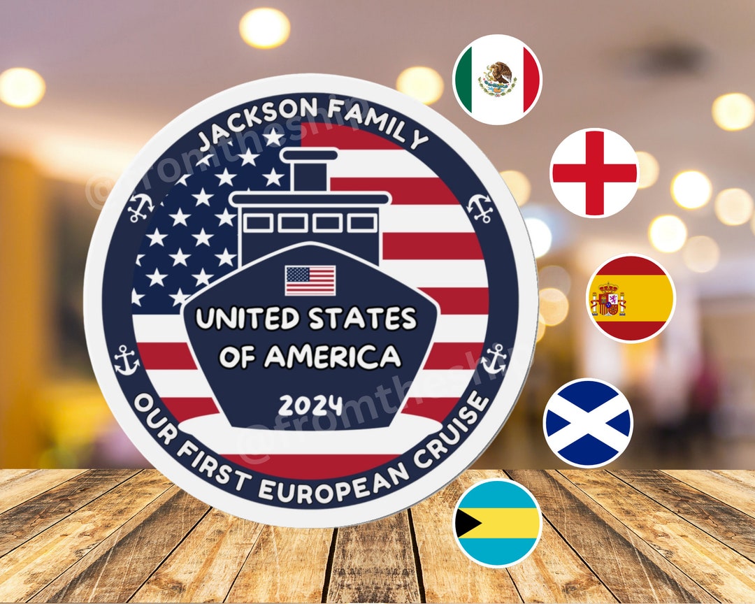 Cruise Flags Cruise Door Magnets Country Flag Cruise Door Decorations ...