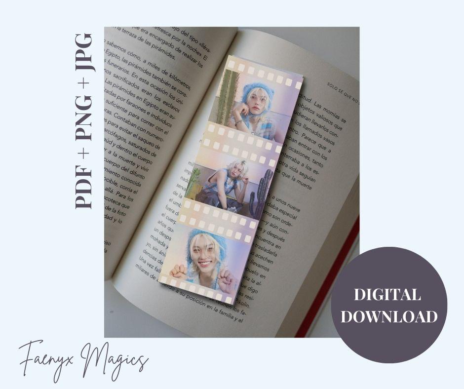 Printable Felix Straykids Bookmarks/photo Stripes for Download / Felix ...