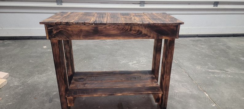 Reclaimed Pallet Wood- Side Table - Vintage, Rustic Look - Etsy