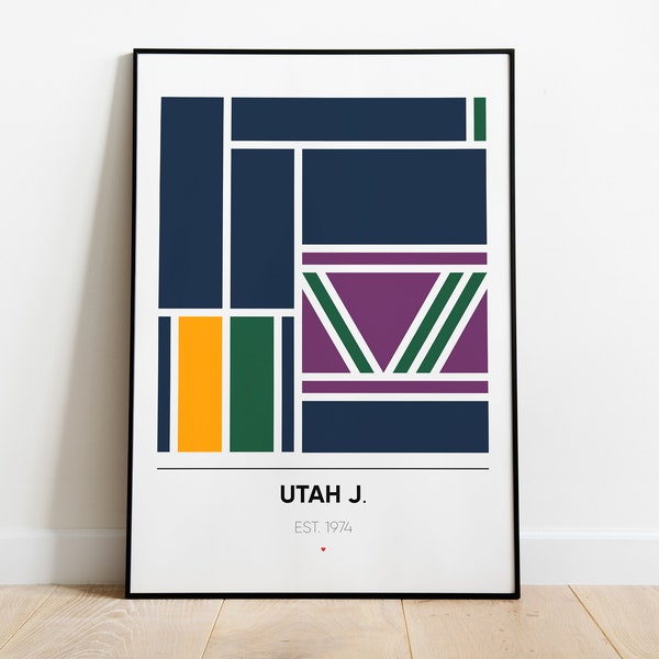 Utah Jazz Poster - Etsy