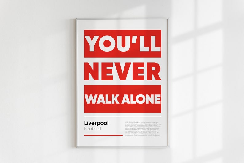LIVERPOOL FOOTBALL CLUB Poster, Premier League Iconic Phrases Series ...