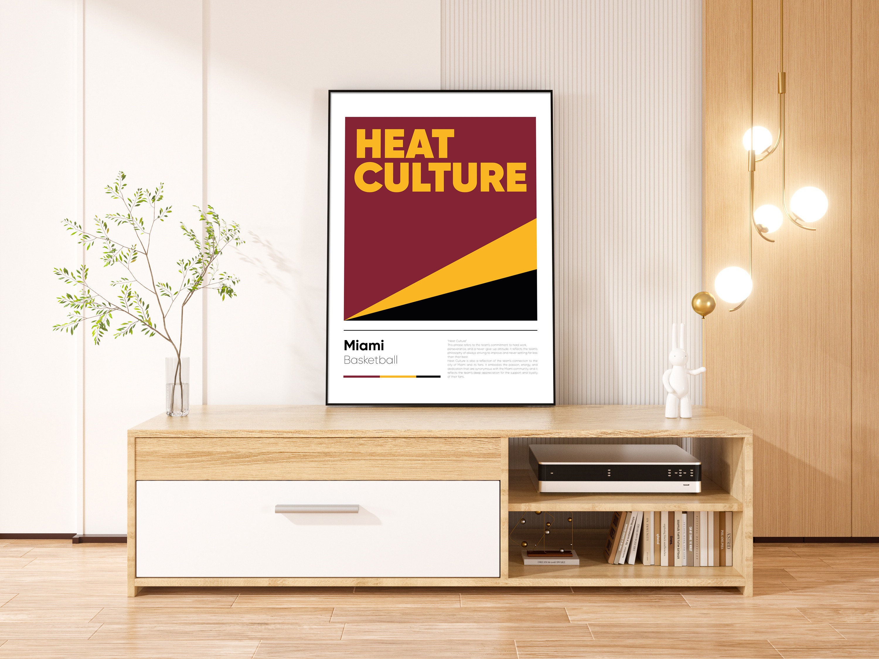 MIAMI HEAT Poster, Heat Culture, Nba Iconic Phrases Series, Wall Art ...
