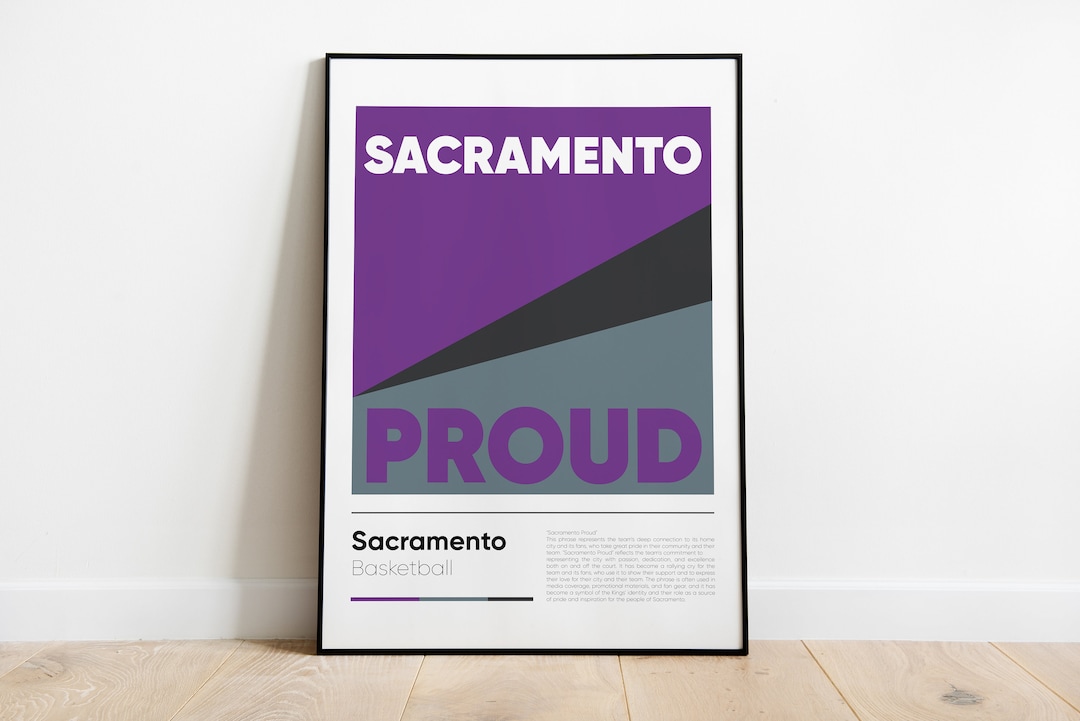 Sacramento Proud Poster, NBA Kings Fan Art - Etsy