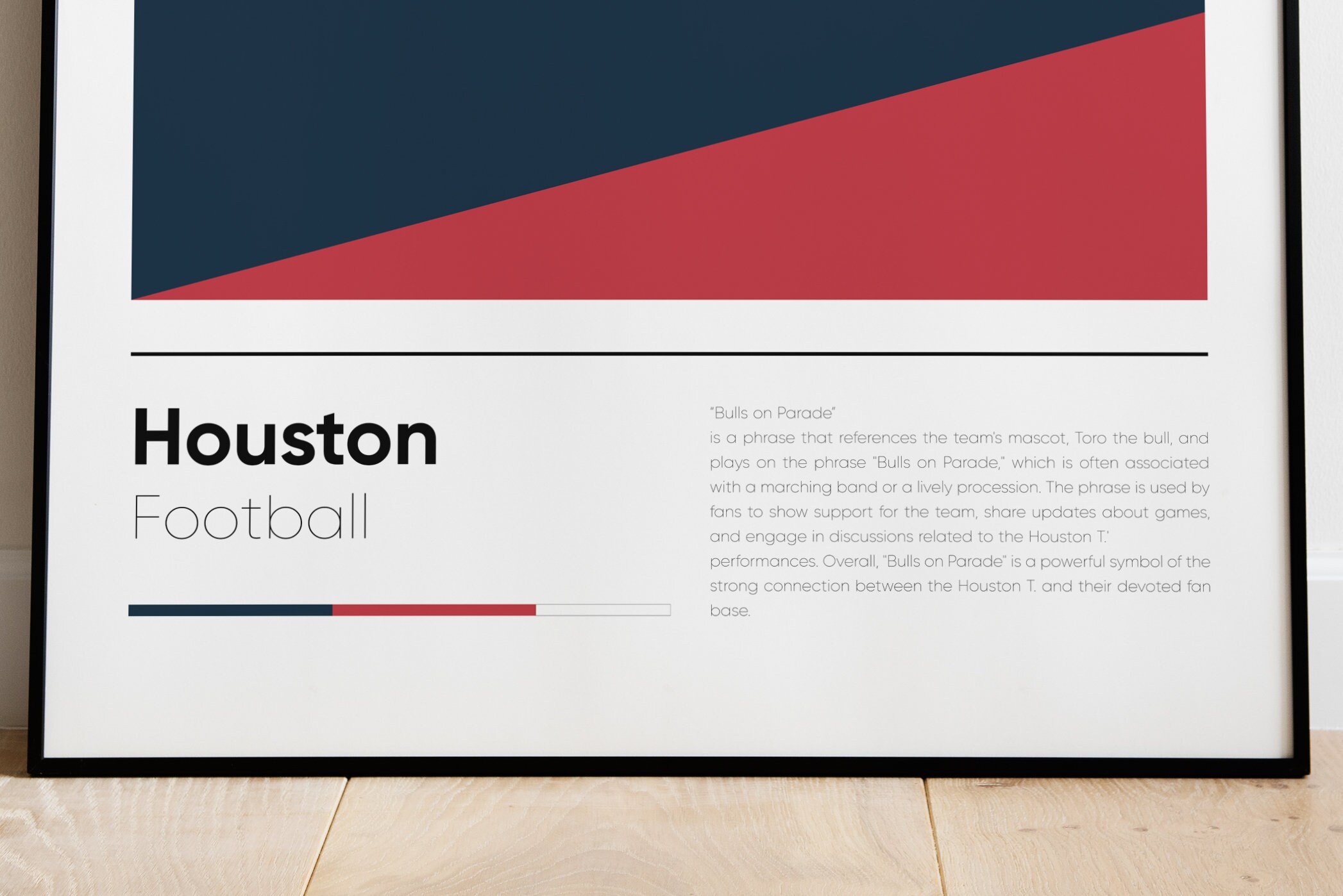 HUSTON TEXANS Poster, Nfl Iconic Printed Poster Collection, Wall Art - Etsy