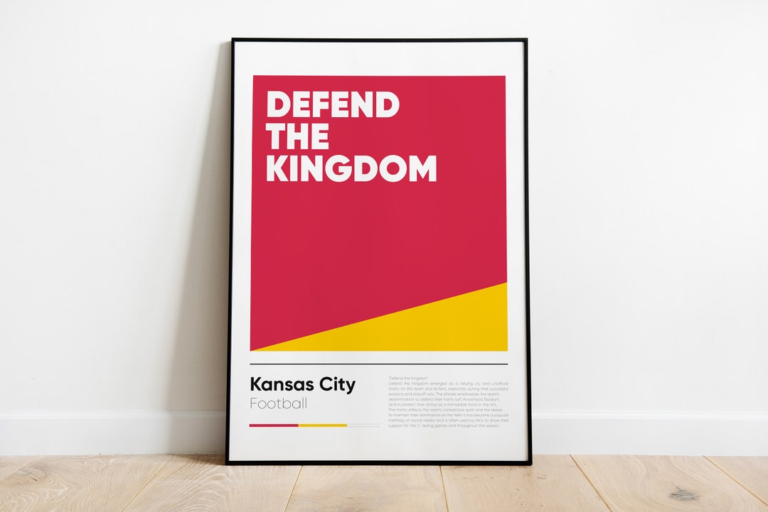 KANSAS CITY CHIEFS Poster, Nfl Iconic Printed Poster Collection, Wall ...