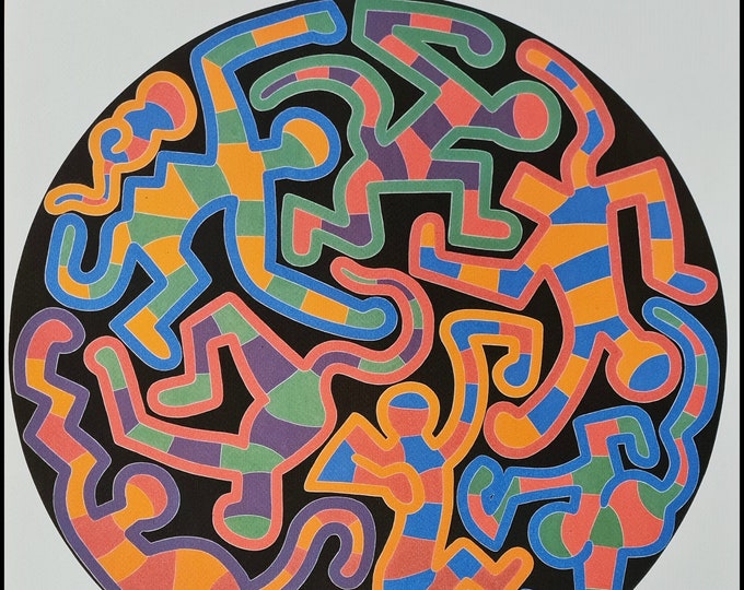 KEITH HARING * Monkey Puzzle * 50 X 35 Cm * Signed Lithograph * Art ...