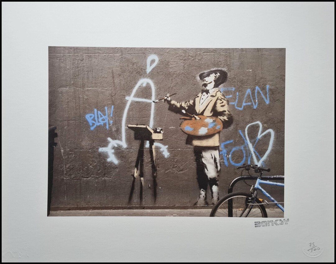 BANKSY * Penis Painter * 50 X 40 Cm * Lithograph * Art Print * Limited ...