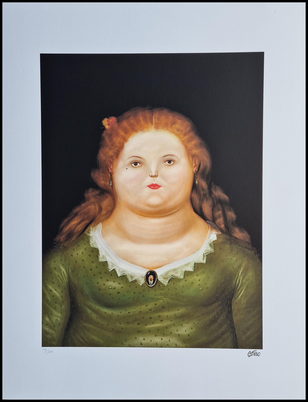 FERNANDO BOTERO * Delfina * 65 X 50 Cm * Lithograph * Art Print ...