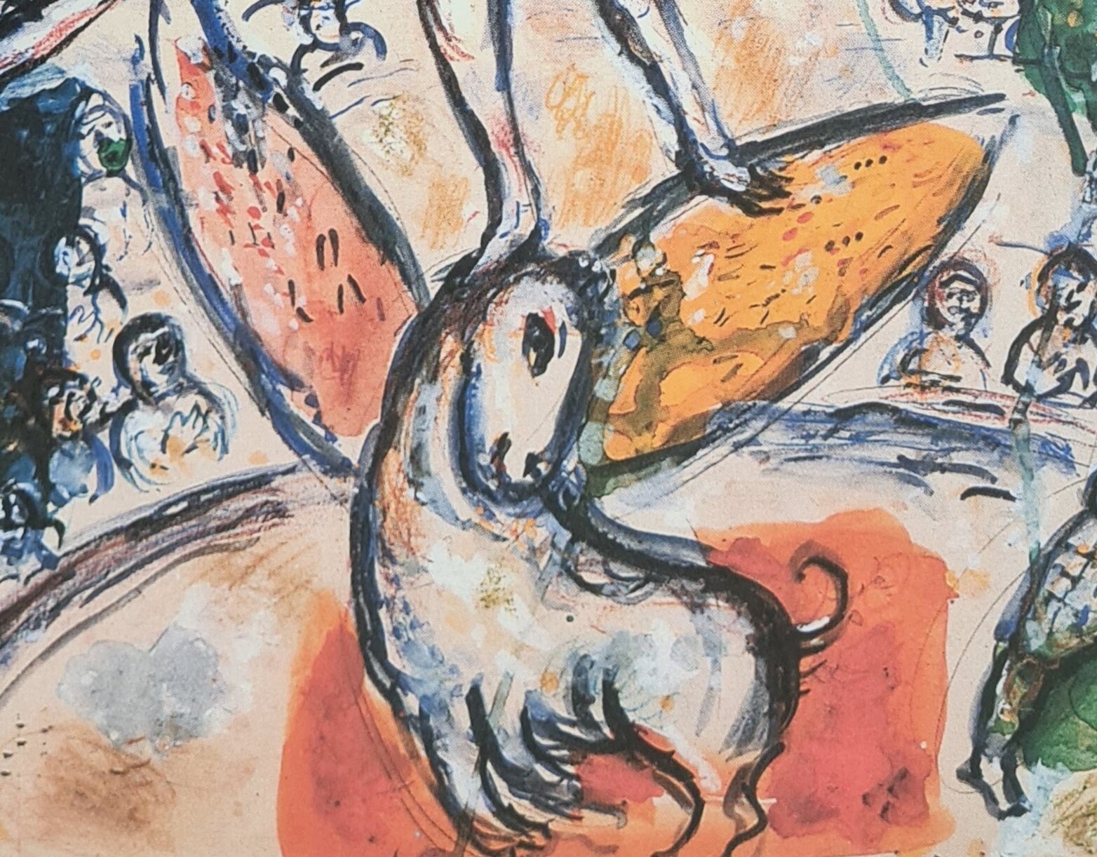 Marc Chagall the Dance 50 X 35 Cm Signed Lithograph Limited Xx/250 - Etsy