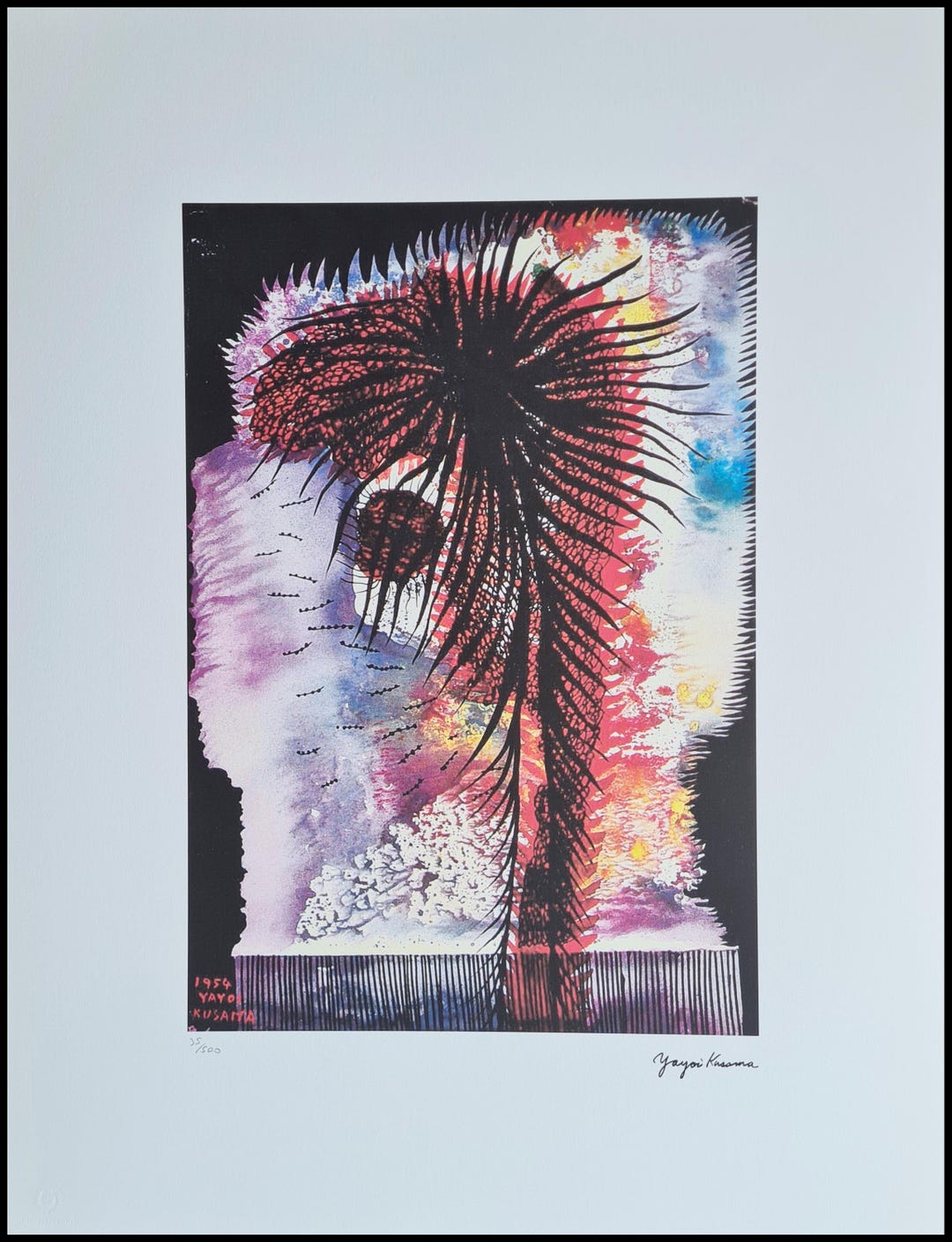 YAYOI KUSAMA * Atomic Bomb * 65 X 50 Cm * Lithograph * Art Print ...