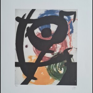 JOAN MIRO * the Counts * 78 X 57 Cm * Signed Lithograph * Limited # Xx ...
