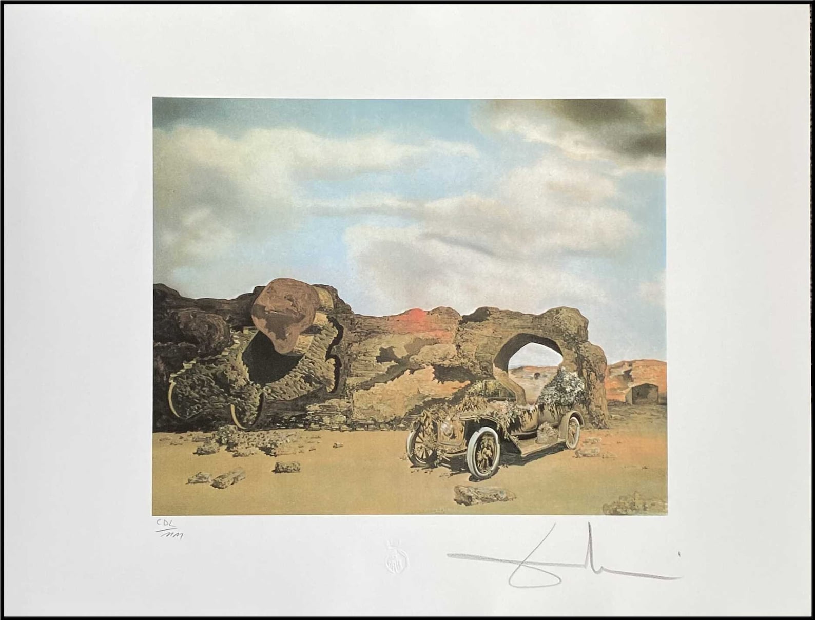 Salvador Dali * Paranoiac Critical Solitude* Lithograph * Limited - Etsy