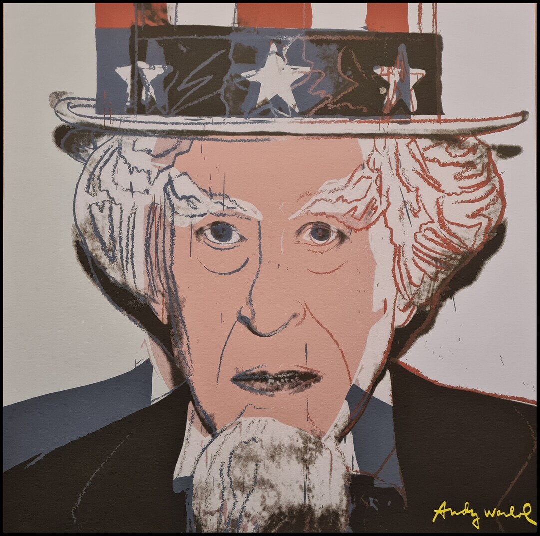 ANDY WARHOL * Uncle Sam * Lithograph * Limited # Xx/2400 CMOA Signed - Etsy