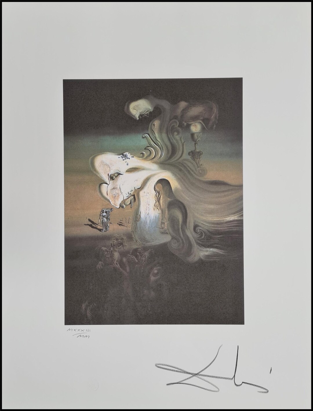 Salvador Dali * the Desecration of the Host * 50 X 65 Cm * Lithograph ...