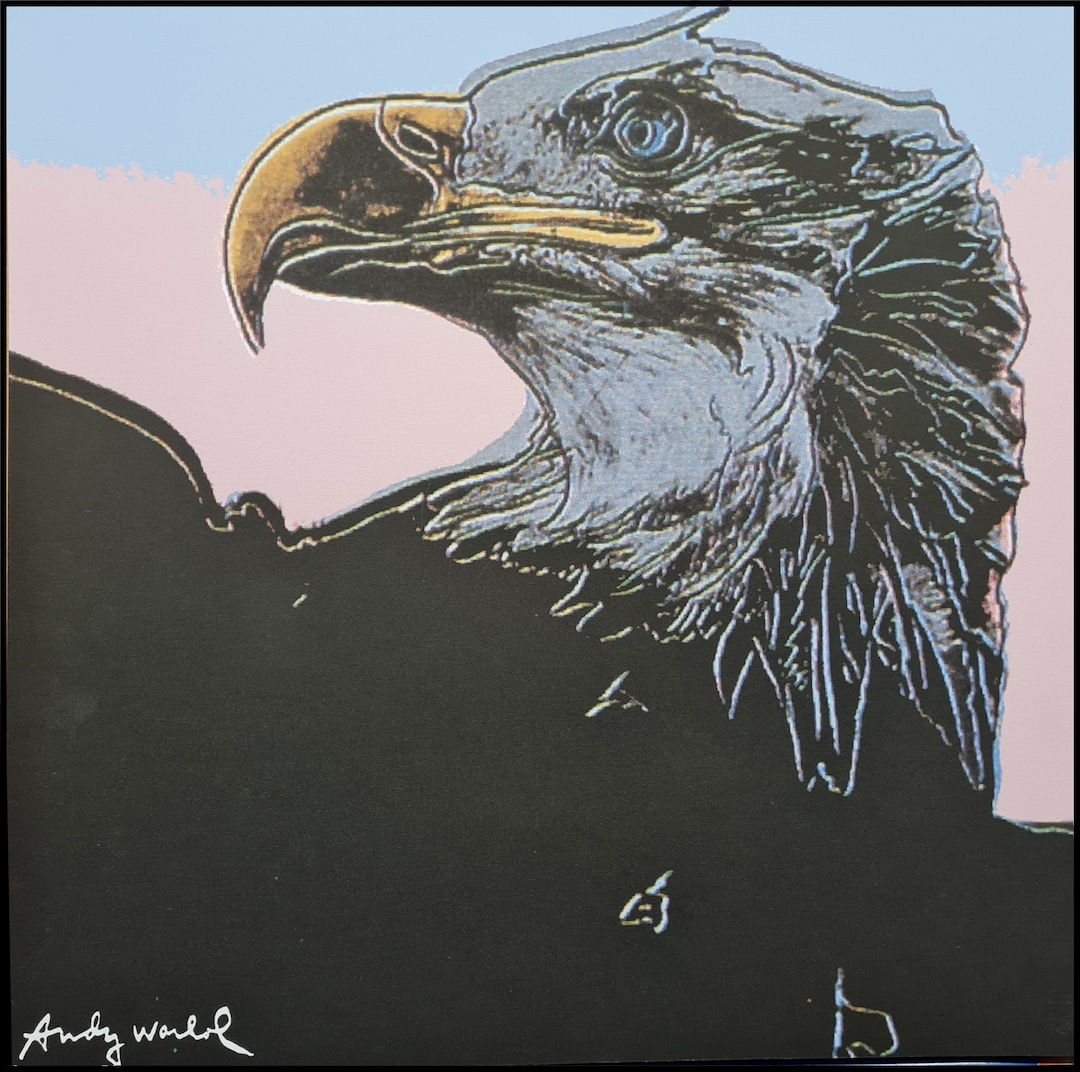 ANDY WARHOL Bald Eagle Lithograph Limited Xx/2400 CMOA - Etsy