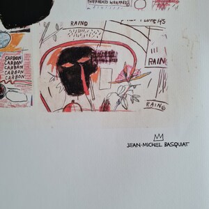 JEAN-MICHEL BASQUIAT * Dried Flowers * 70 X 50 Cm * Lithograph ...
