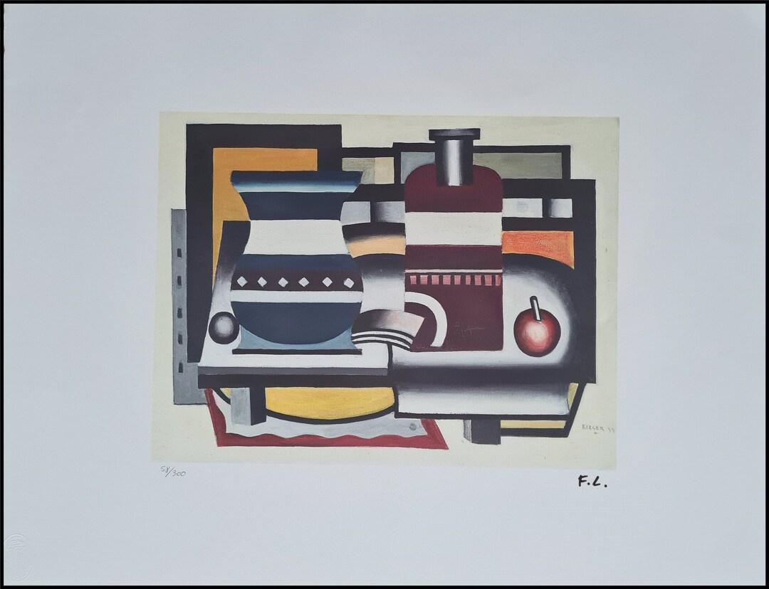 FERNAND LÉGER * Still Life * 50 X 70 Cm * Signed Lithograph * Limited ...