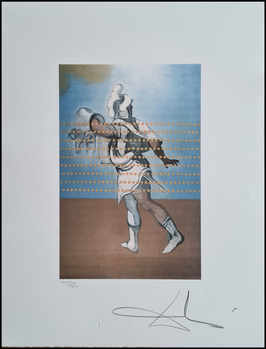 Salvador Dali Jason Carrying the Golden Fleece unfinished 65 Cm X 50 Cm ...