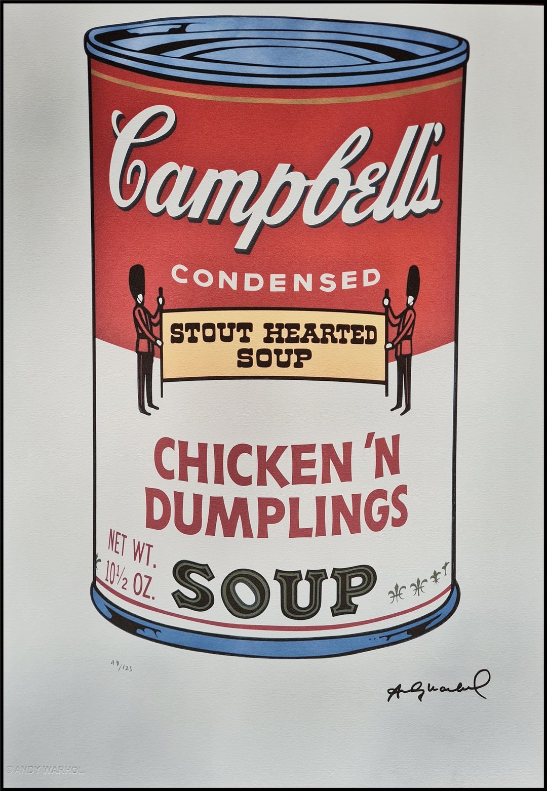ANDY WARHOL * Campbells Chicken'n Dumplings Soup * 50 Cm X 35 Cm ...