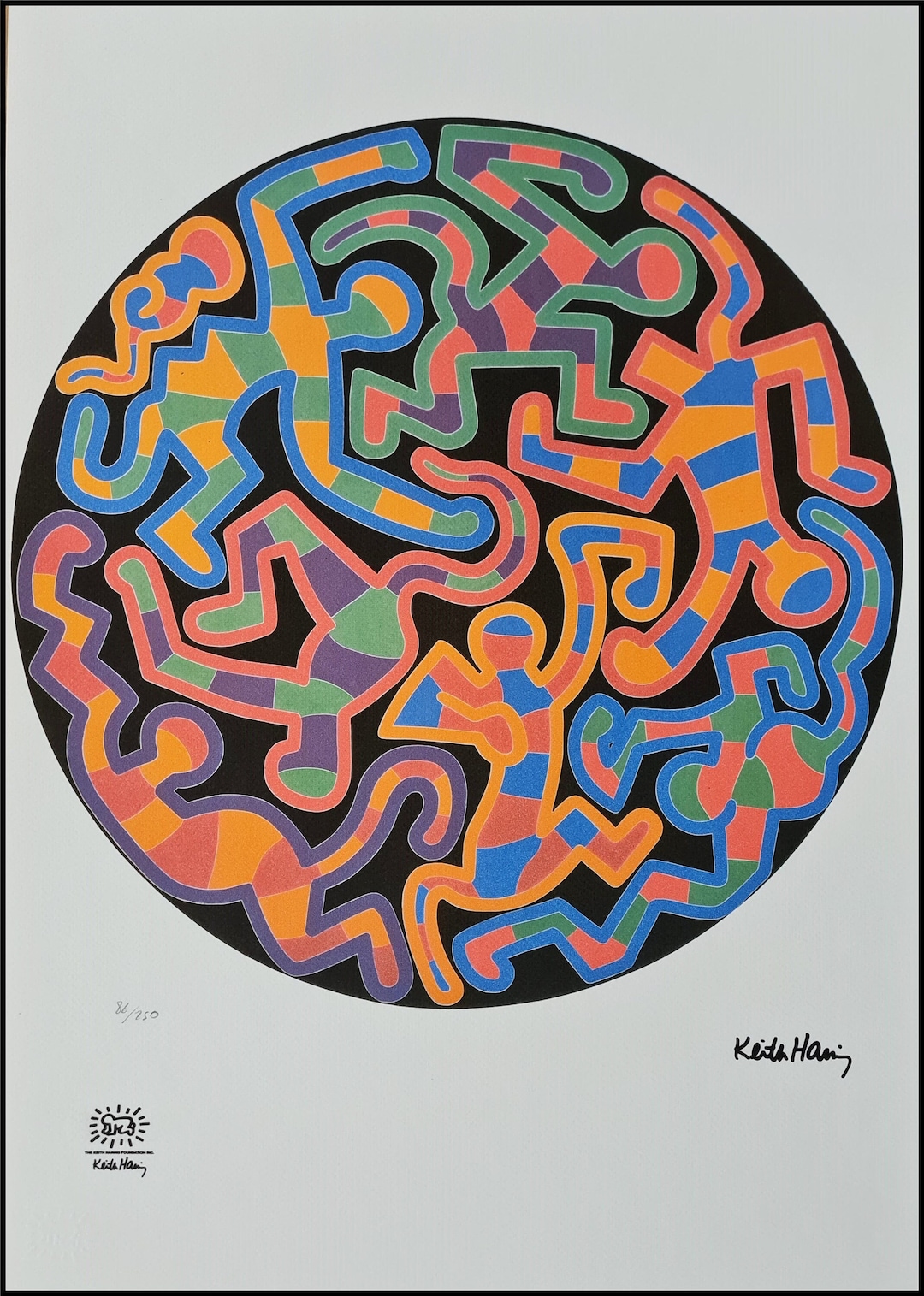 KEITH HARING * Monkey Puzzle * 50 X 35 Cm * Signed Lithograph * Art ...