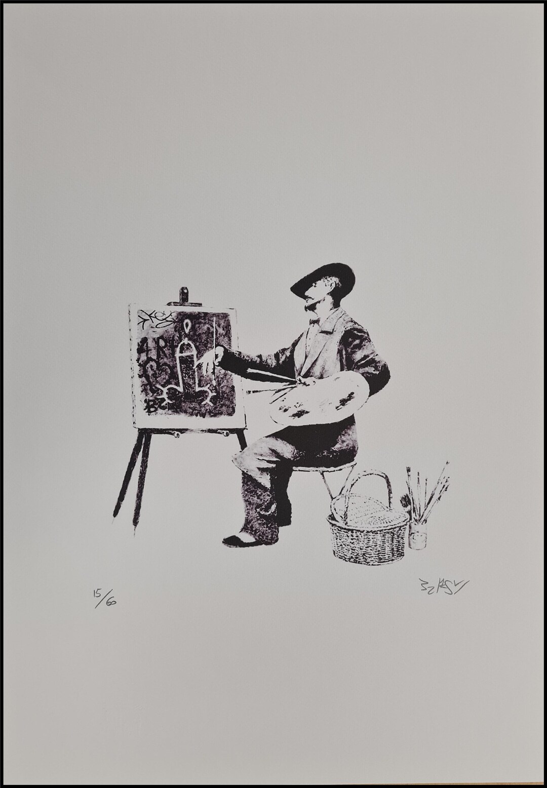 BANKSY Penis Painter 50 X 35 Cm Lithograph Limited Xx/60 - Etsy