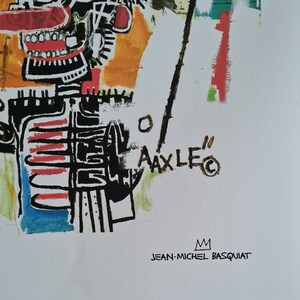 JEAN-MICHEL BASQUIAT After Puno 70 X 50 Cm Lithograph Limited Xx/300 - Etsy