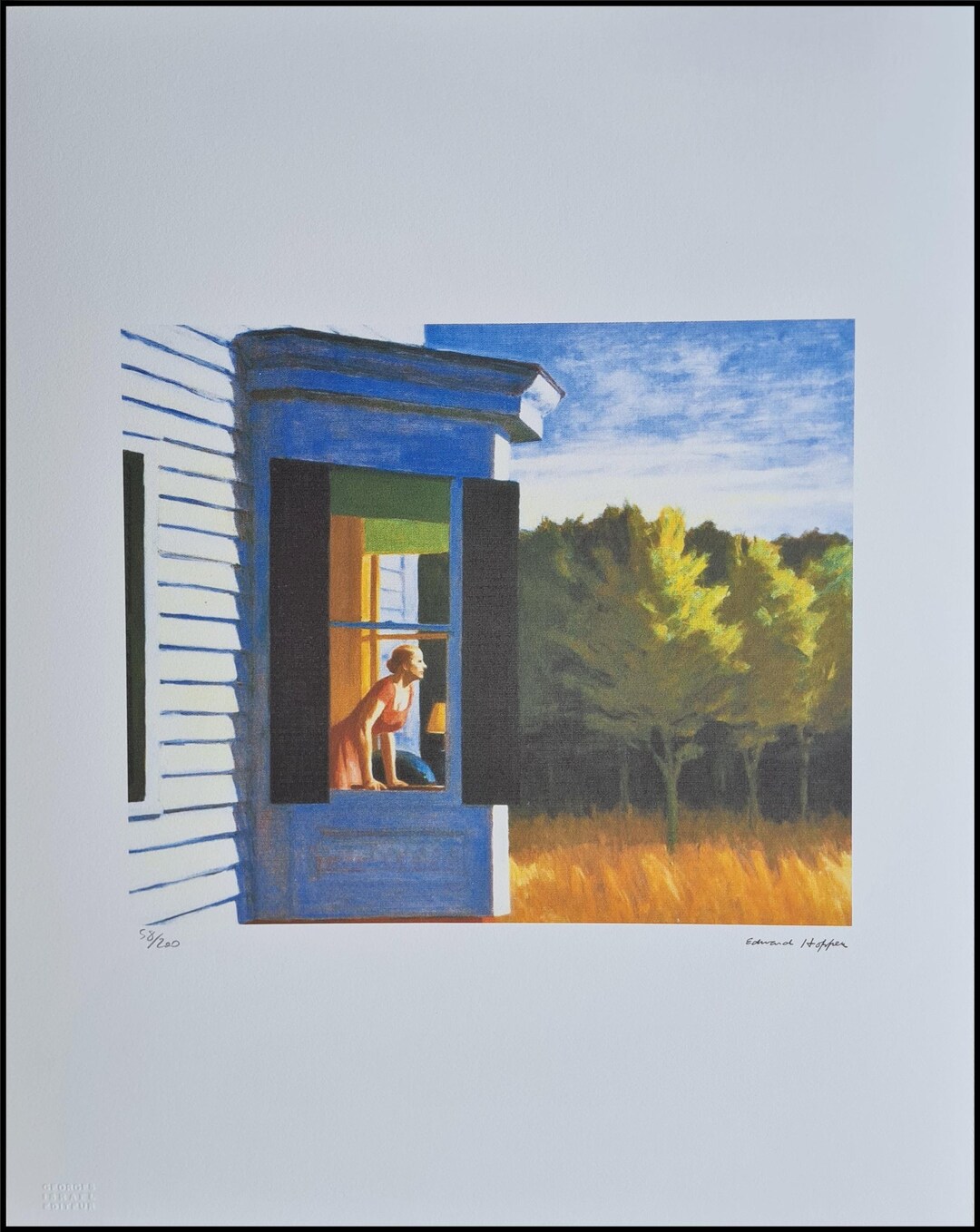 EDWARD HOPPER * Cape Cod Morning * 50 X 40 Cm * Signed Lithograph ...