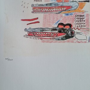 JEAN-MICHEL BASQUIAT * Dried Flowers * 70 X 50 Cm * Lithograph ...