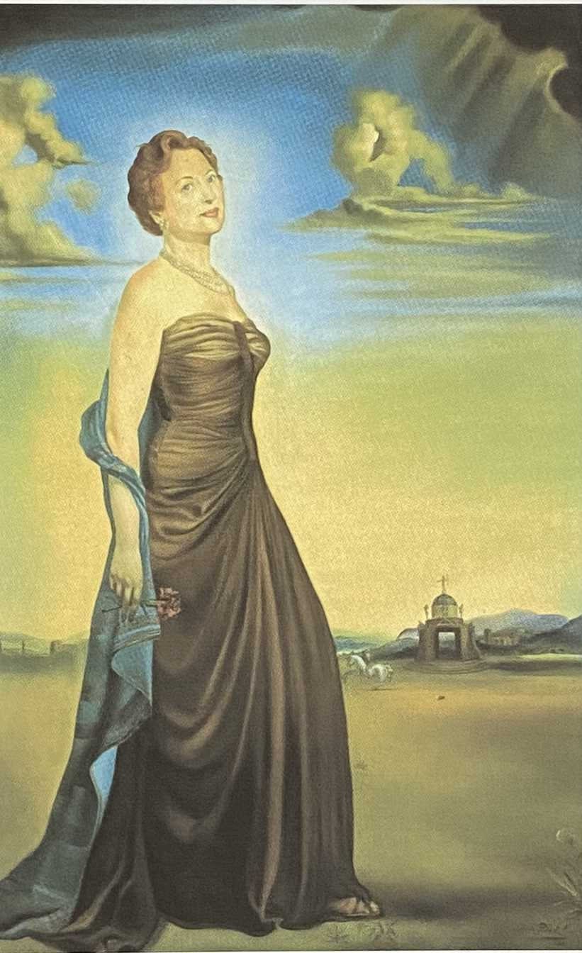 Salvador Dali Portrait of Mrs. James Reeves 65 Cm X 50 Cm Lithograph ...