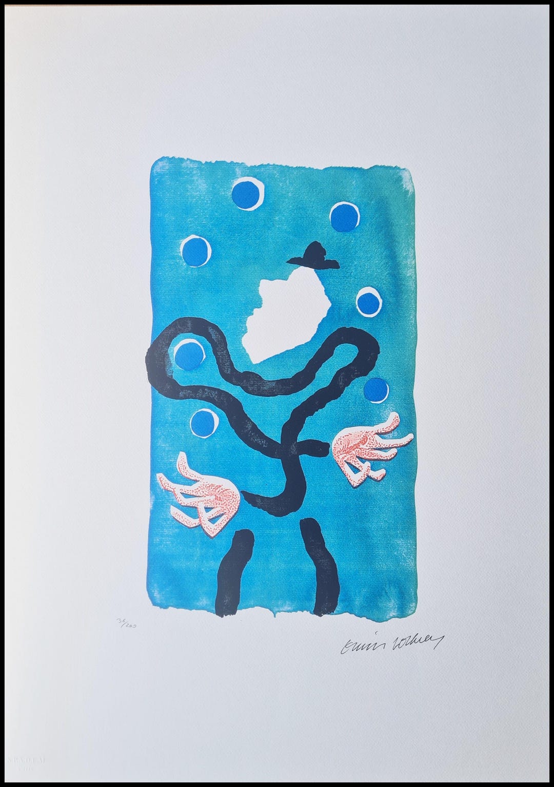 DAVID HOCKNEY * the Juggler * 70 X 50 Cm * Signed Lithograph * Art ...